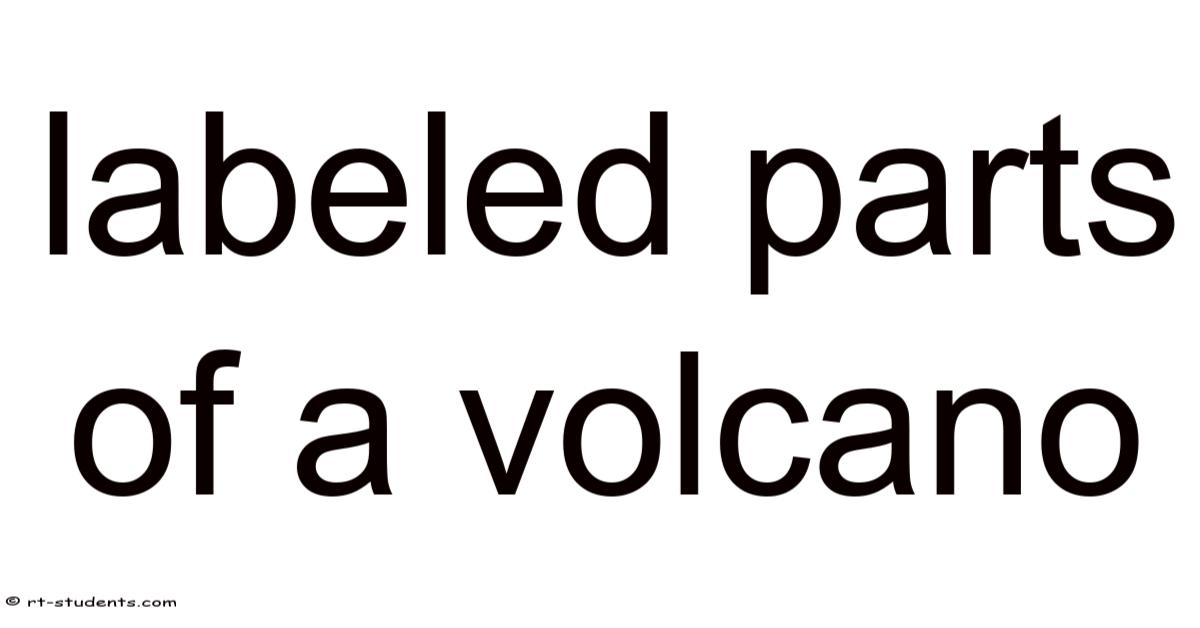 Labeled Parts Of A Volcano