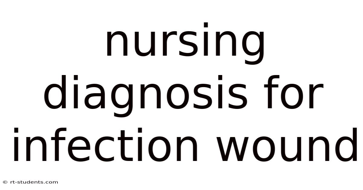 Nursing Diagnosis For Infection Wound