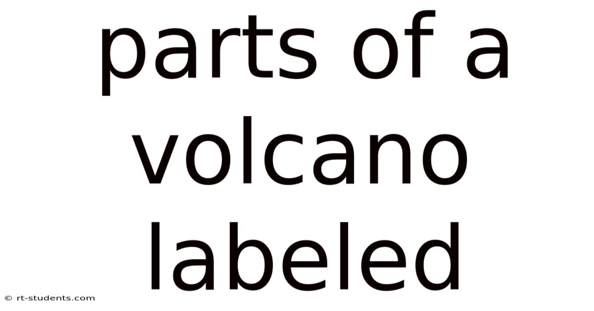 Parts Of A Volcano Labeled