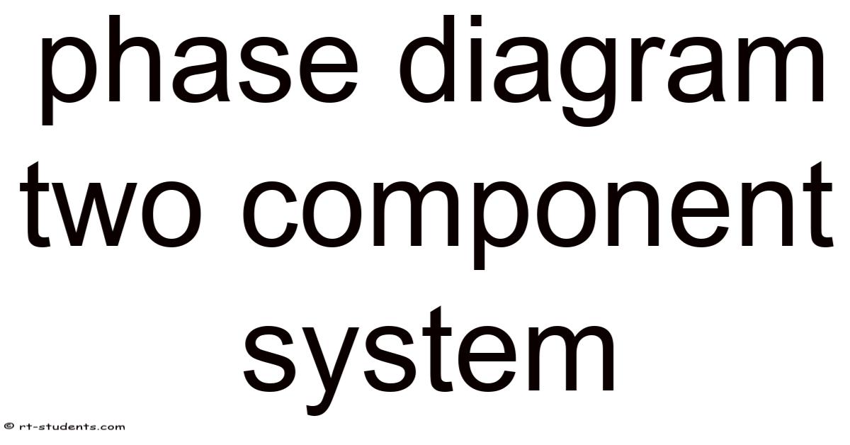 Phase Diagram Two Component System